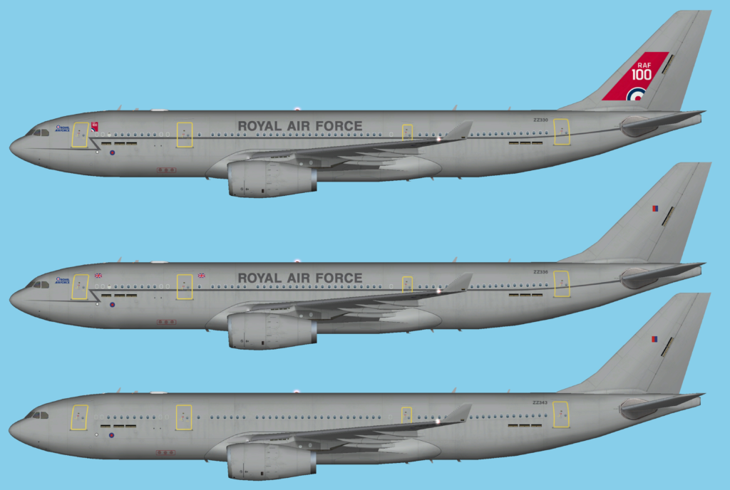 Royal Air Force A330-200 MRTT – FSAI Repaints
